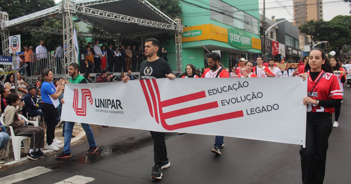 Unipar comemora os 69 anos de Umuarama – Universidade Paranaense